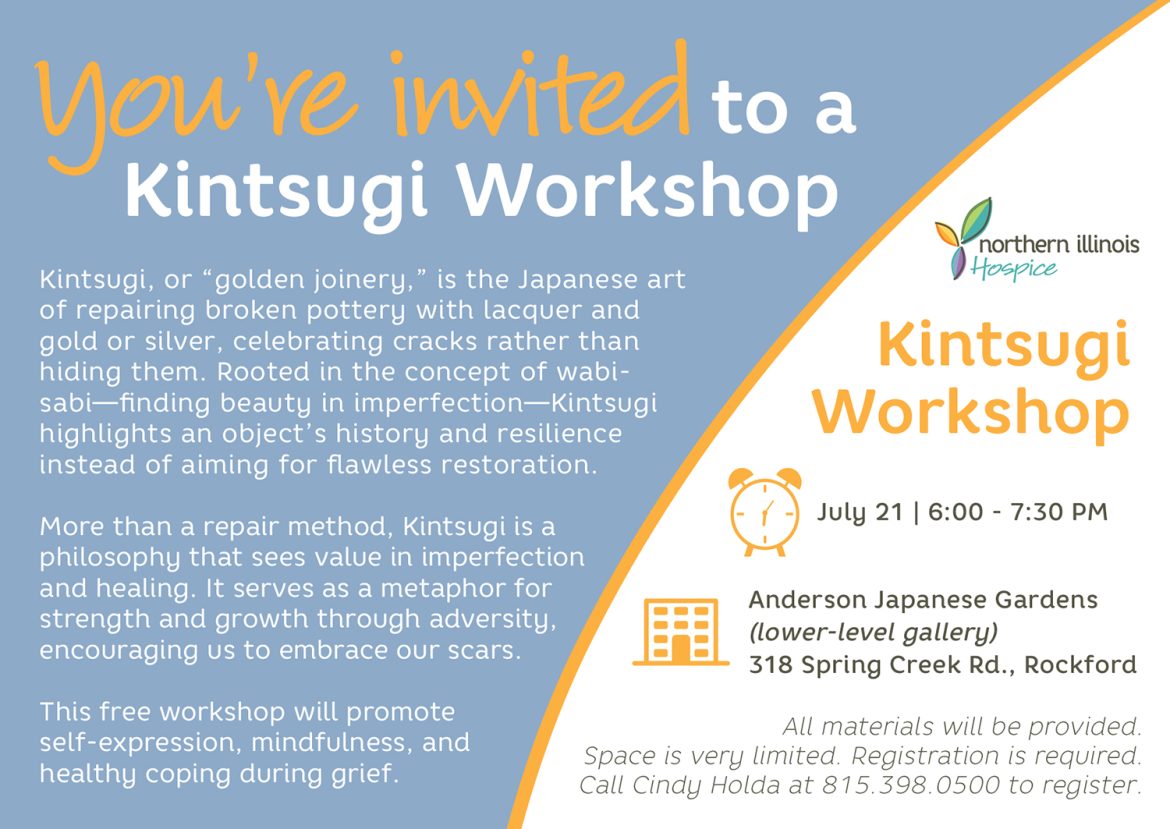 Kintsugi Workshop - Northern Illinois Hospice